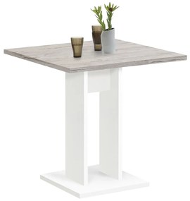 Jídelní stůl Dollores - 70 cm | pískový dub a bílý
