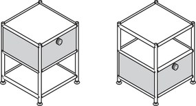 Tchibo - Kovový odkládací stolek »Cn3« s 1 zásuvkou