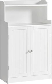 Koupelnová skříňka 60x30x100cm, mdf, bílá, AUK-E1177 WT
