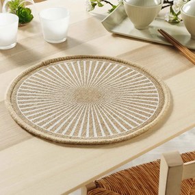 Prostírání z juty ø 38 cm Soleimio – douceur d'intérieur