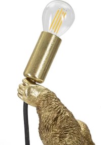 Stolní lampa Gorilla 40 cm zlatá