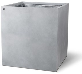 Květináč betonového vzhledu Division Lite Cube Barva:: šedá, Rozměry:: 60x60x64cm
