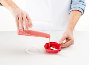 Lékué Tvořítka na zmrzlinu ve tvaru jahody Lékué Strawberry popsicles 4ks