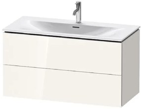 Duravit L-Cube - Umyvadlová skříňka 550x1020x481 mm, 2 zásuvky, lesklá bílá LC630802222