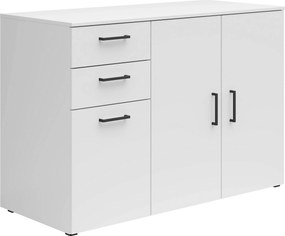 XXXLutz KOMODA, bílá, 120/83/52 cm Carryhome - Široké komody - 002427022029