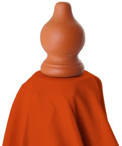 Slunečník Florida Ø 3,5m - polyester/dřevo 7kg - terakota