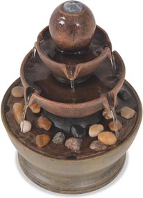 Interiérová fontána s pumpou, polyresin 244287