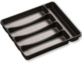 Příborník do zásuvky Kubas 30 cm černý