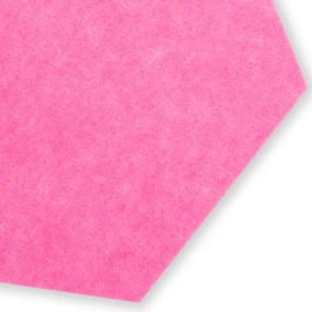 Tutumi, 6-úhelníková nástěnná dekorace z filcu, růžová, HOM-06527