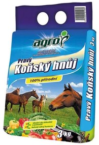 Pravý koňský hnůj AGRO 3kg