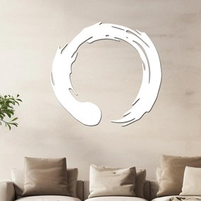 dřevo života Dřevěný obraz ENSO zenový kruh Barevný vzor: Bílá, Rozměry Ø: 80