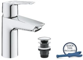 Grohe QuickFix Start - Umyvadlová baterie s výpustí Push-Open, chrom 23550002