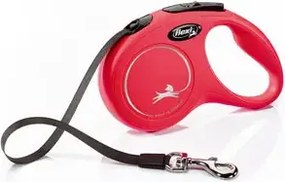 Flexi New Classic S 5m/15kg červená / Vodítko