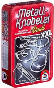 SCHMIDT Sada kovových hlavolamů Duell XXL v plechové krabičce / Hlavol