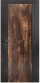 Interiérové dveře vasco doors NERO měď Průchozí rozměr: 80 x 197 cm, Orientace dveří: Pravé dveře