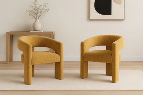 Designové čalouněné jídelní křeslo Leith - výběr z 18 provedení
