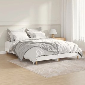 vidaXL Rám postele bílý 135 x 190 cm kompozitní dřevo