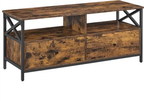 XXXLutz KOMODA POD TELEVIZI, hnědá, černá, 120/50/40 cm MID.YOU - Online Only TV příslušenství - 002543046102