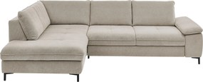 XXXLutz ROHOVÁ SEDAČKA, textil, pískové barvy Beldomo Speed - Sedací soupravy - 000711010801