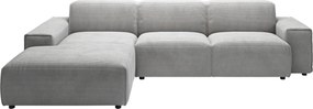 XXXLutz ROHOVÁ SEDAČKA, textil, šedá Livetastic - Sedací soupravy - 001581035504