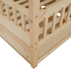 Postel Montessori BIANKA, 90x200, masiv přírodní Kondela 0000396818