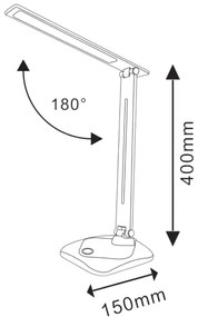 LED Stmívatelná dotyková stolní lampa TOLEDO LED/8W/230V 3000-6500K