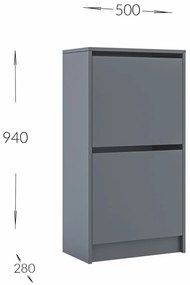 Casarredo Botník ROLF dub lanýž