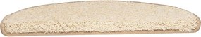 Schodové rohože 10 ks 65 x 21 x 4 cm krémové, půlkulaté, velké 149807