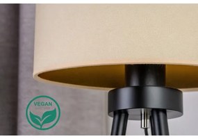 Duolla - Stolní lampa OVAL VEGAN 1xE27/15W/230V pr. 30 cm krémová