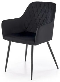 Halmar jídelní židle K558 barevné provedení černá