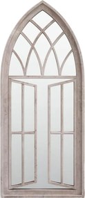 Zrcadlo pískové 70 x 30 cm železo do interiéru 3093533