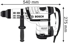 BOSCH GBH 8-45 DV PROFESSIONAL Vrtací kladivo 0611265000