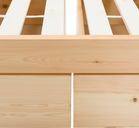 Montessori postel, 90x200, přírodní, masiv, NOEMA