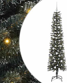Umělý vánoční stromeček Zelená 180 cm PVC, plast a ocel 3395943