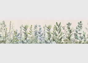 Samolepící bordura na zeď Zeleně | 5 m x 13.8 cm | DWB8477