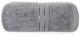 Froté ručník Rondo šedý, 50x90 cm