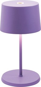 Bezdrátová lampa Olivia Mini 22 cm šeříková