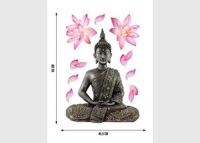 Samolepka na zeď Buddha | 42.5 x 65 cm | DSM3447