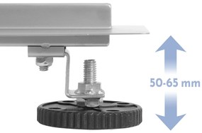 Rea Neox Slim Pro, odtokový sprchový žlab 100 cm, broušená ocel, REA-G5803
