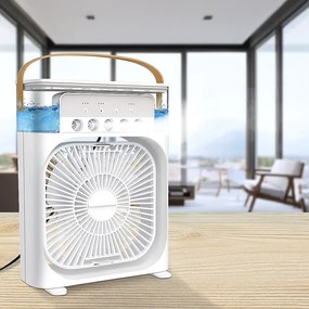 AFF Domácí přenosný ventilátor 3 v 1 se zvlhčovačem vzduchu