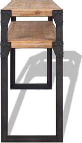 vidaXL Konzolový stolek z masivního akáciového dřeva 120x40x85 cm [243915]