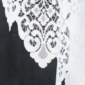 Dekorační oblouková krátká záclona na žabky NADIA 160 bílá 400x160 cm MyBestHome