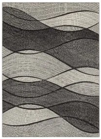 koberec FEEL 5675/16811 VLNY šedá / antracitová / krémovýová velikost 140x190 cm | krásné koberce cz