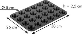 TESCOMA Forma 24 mini muffinů DELÍCIA 38 x 26 cm