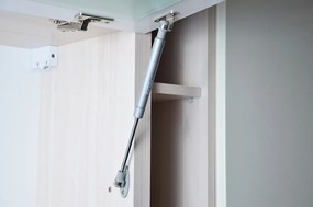 EXTOM Skříňka dolní rohová MALMO D13 U Korpus:: GREY, Dvířka:: permbroke