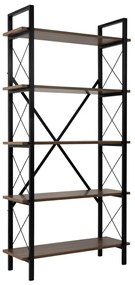 Regál Elysian Walnut and Black