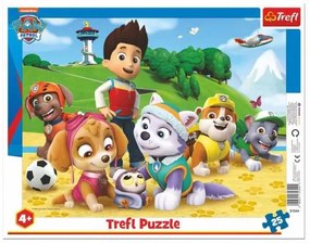 Trefl Puzzle deskové Paw Patrol/Tlapková patrola na stopě 37x29cm 25 dílků