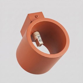 Sollux Lighting Nástěnné svítidlo ORBIS 1 okrově červené