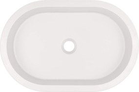 Deante Granite washbasin, undermount/inset, oval