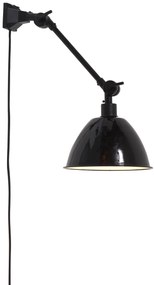Nástěnná lampa Amsterdam smaltované stínidlo, vel. S